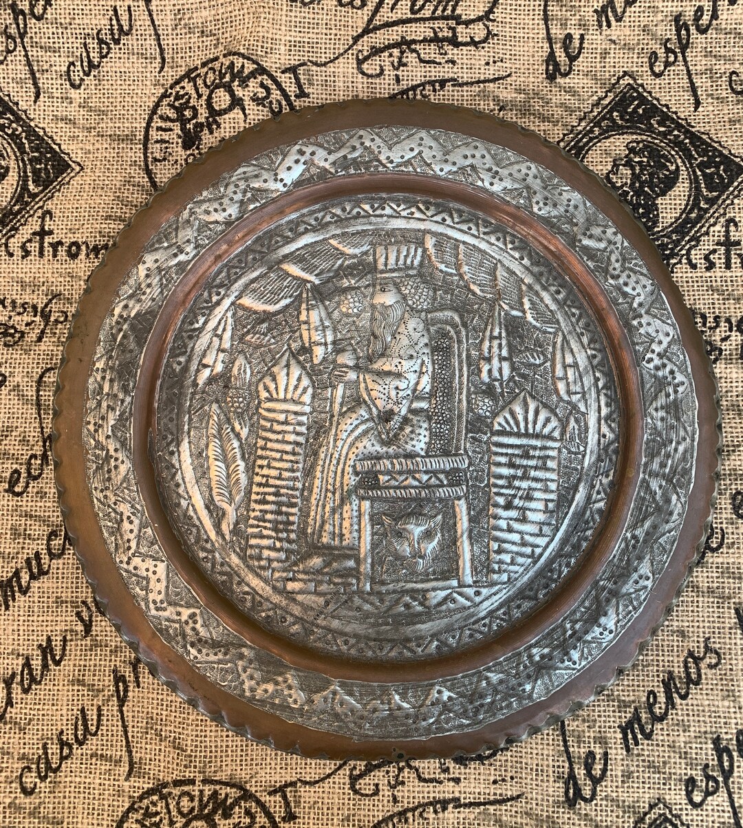 Metal Medieval Inlay Castle King Tray - Etsy