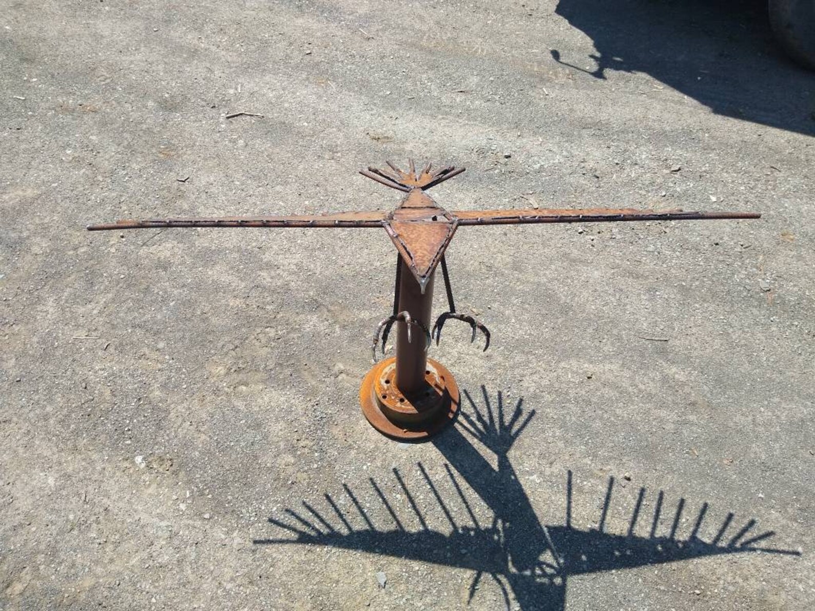 Recycled Rebar Hawk - Etsy