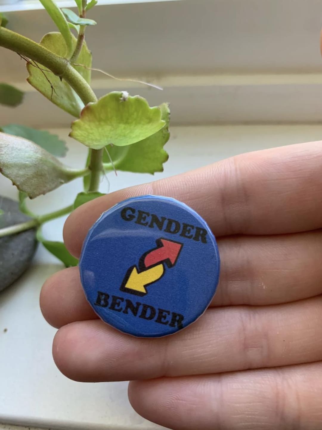 Gender Bender Uno Reverse Pinback Button| Trans Pin| Handmade Pride (1. ...