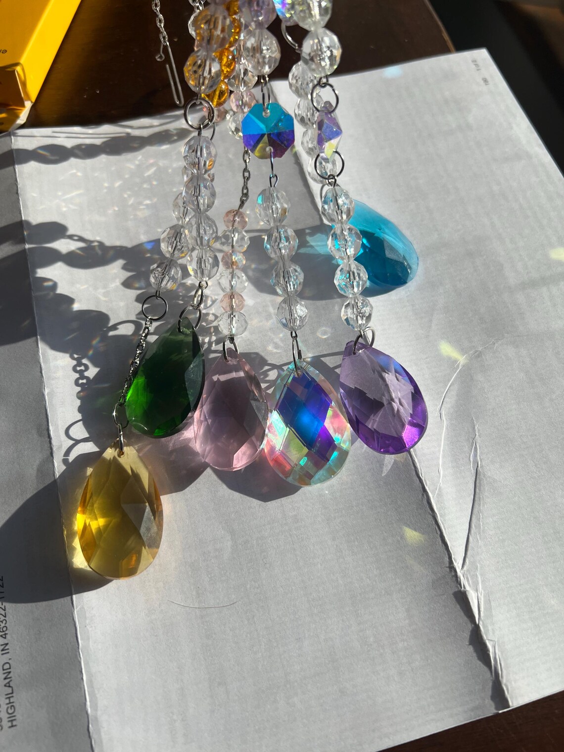 Sunbeam Charms | Crystal Rainbow Prism Drops for Window or Car ...