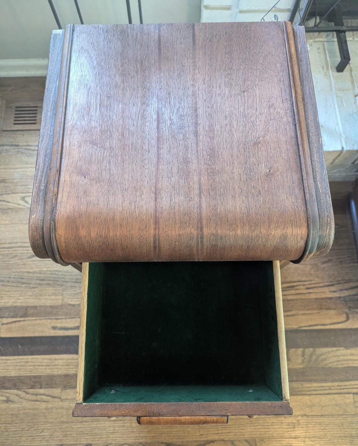 Restored 1930s Waterfall Nightstand - Etsy