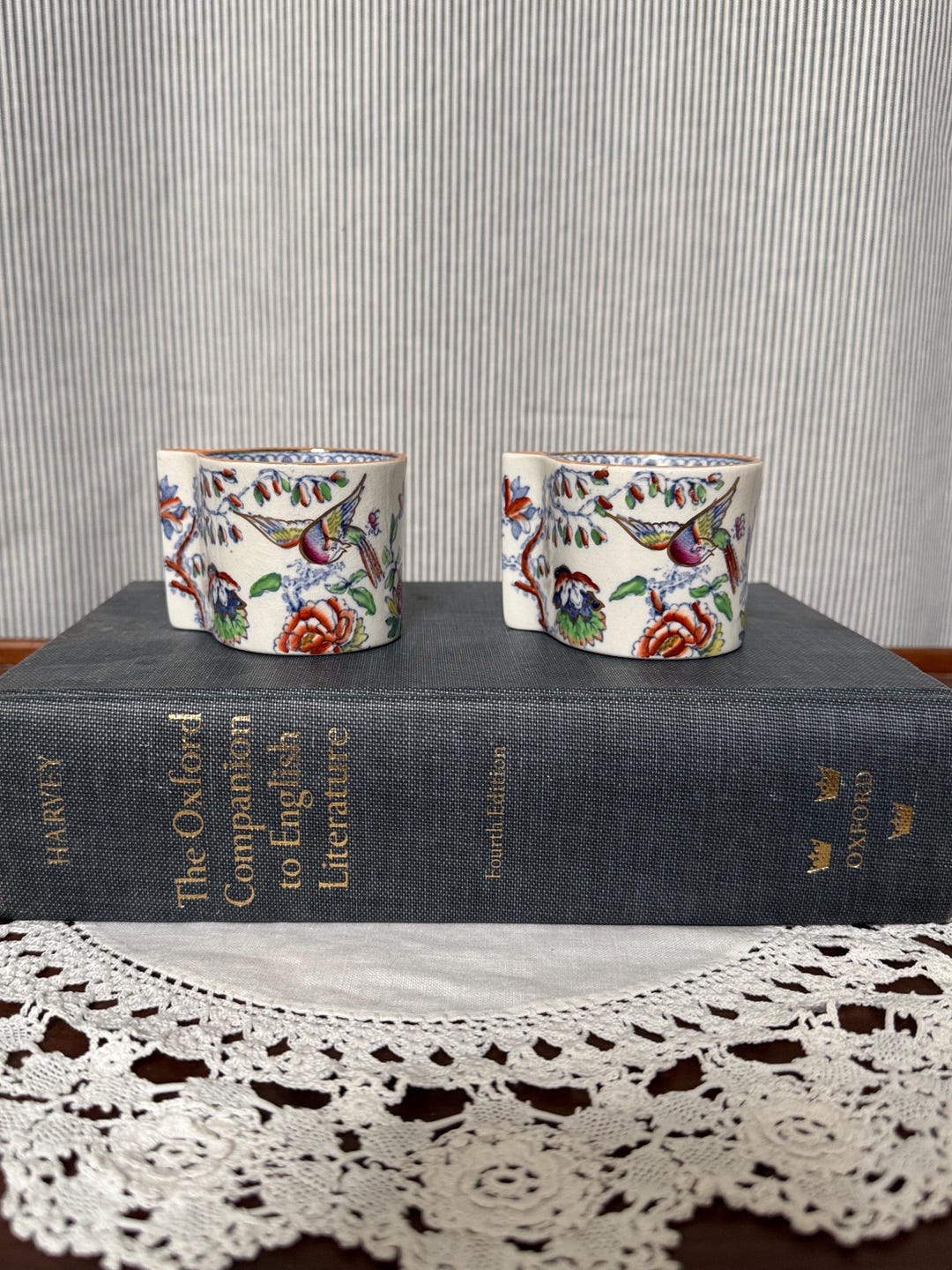 Antique Mason’s Flying Bird Coffee Cans With Pinched Handles - Etsy