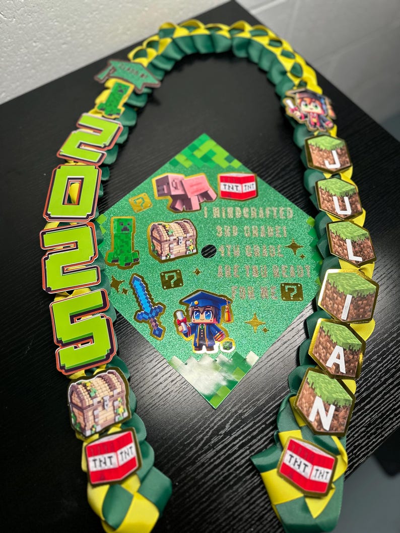 Custom Grad Leis 2025, Gift Graduation, Personalied Gift, Custom ...