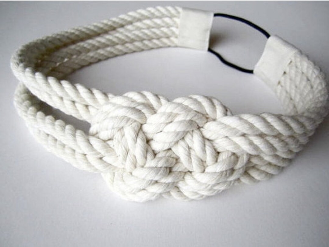 Sailor Knot Headband, Nautical, Cotton, Rope - Etsy