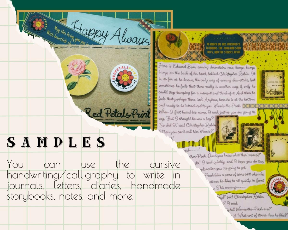 Cursive Handwriting Worksheets | Berserk Mind | Calligraphy Printable ...