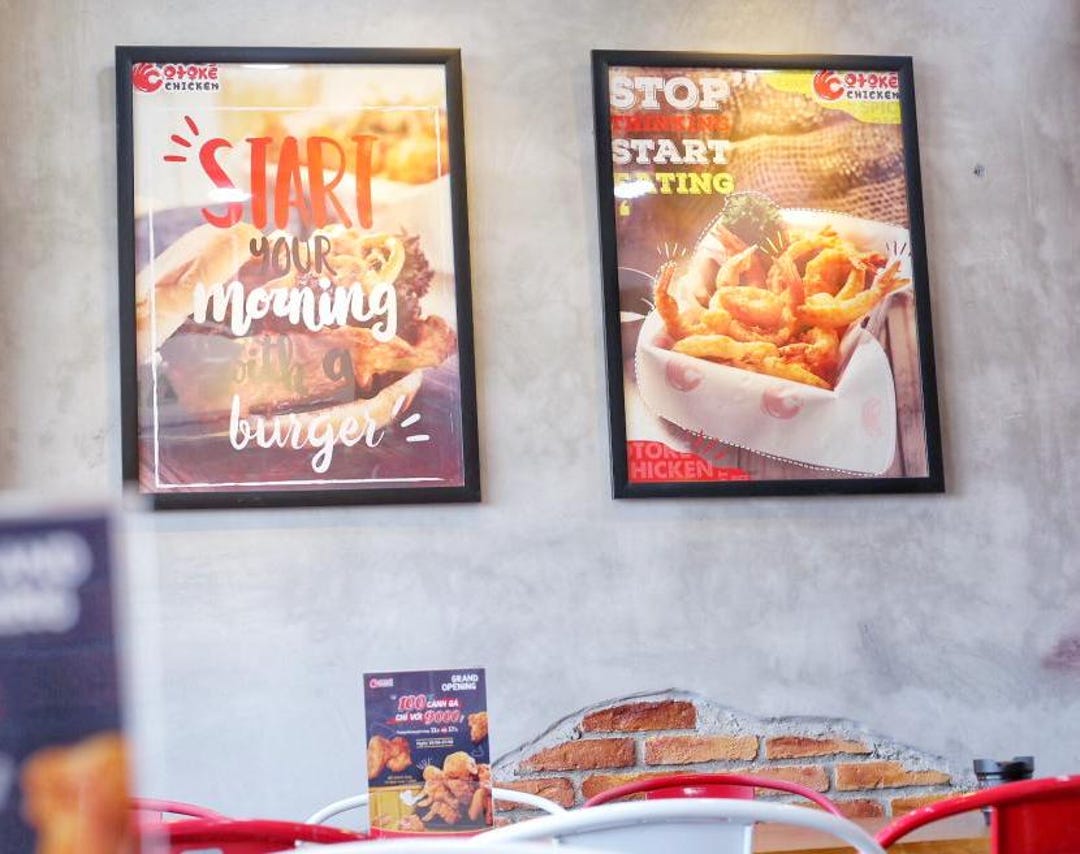Fast Food Menu Board Spotlight - Coffee, Restaurant, Wedding Sign, Menu ...