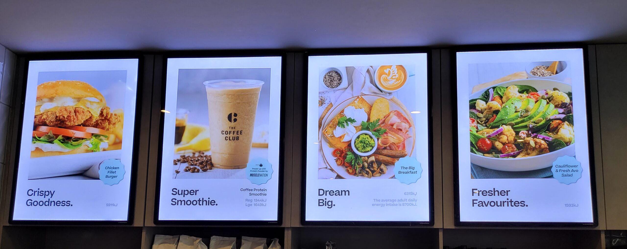 Fast Food Menu Board Spotlight - Coffee, Restaurant, Wedding Sign, Menu ...