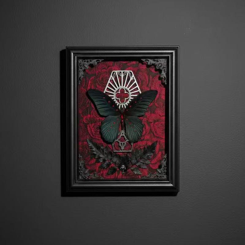 Dark Butterfly Goth - Etsy