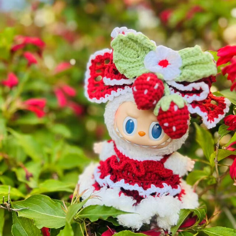 Labubu Strawberry - Etsy