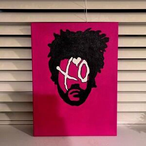 The Weeknd XO Acrylic Painting - Etsy