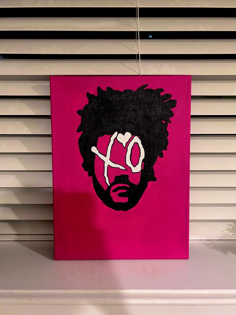 The Weeknd XO Acrylic Painting - Etsy