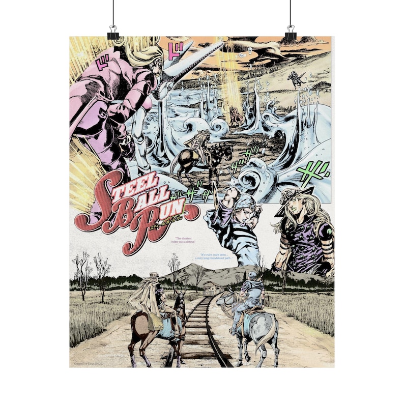 Steel Ball Run Poster - Etsy