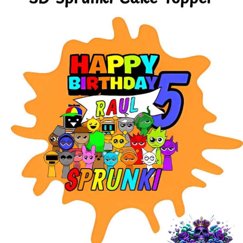 Sprunki Cake Topper - Etsy