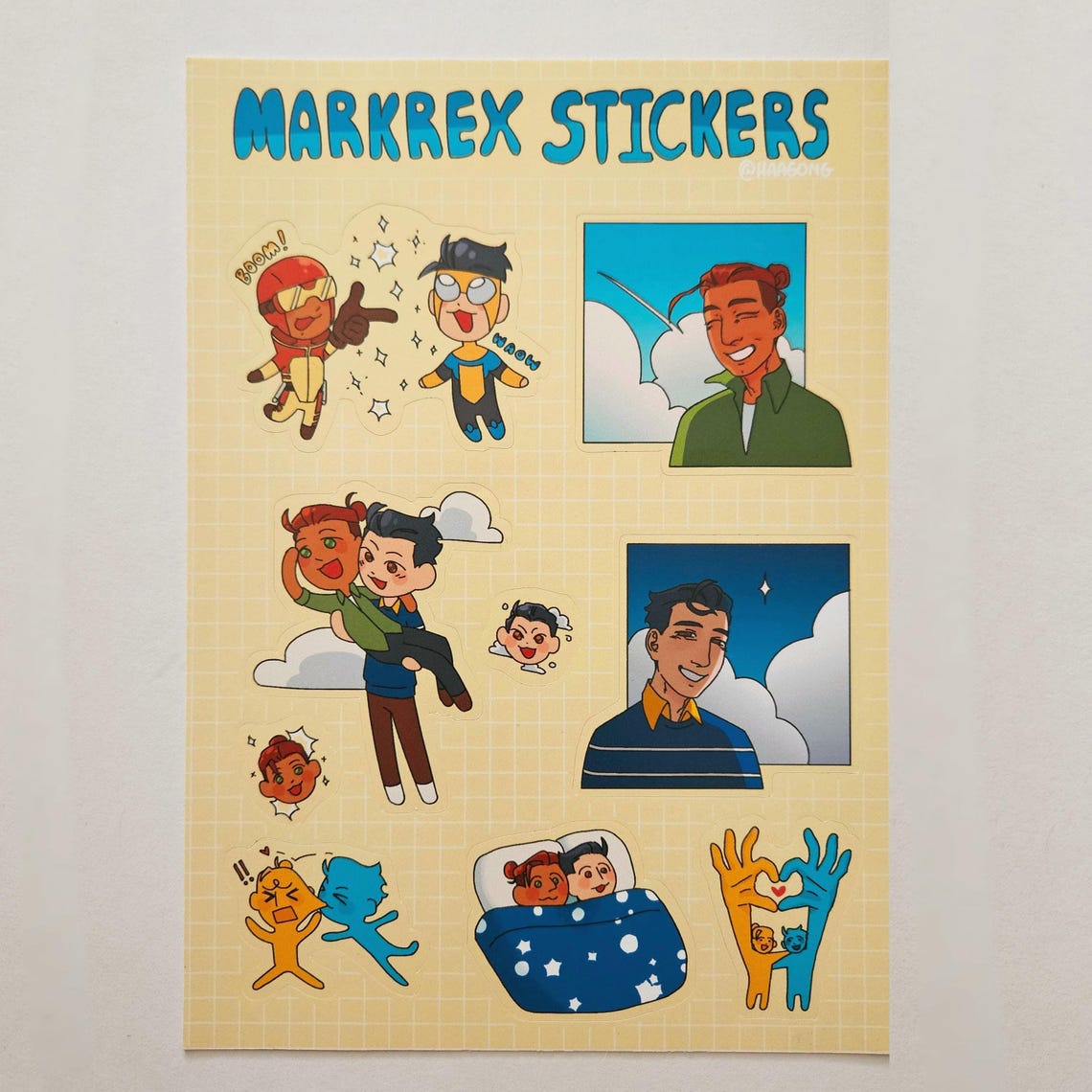 Invincible and Rex Splode Markrex Stickers - Etsy