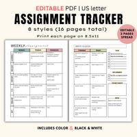 Weekly Plan Rainbow Homeschool Kids Printable Editable Schedule to Do ...