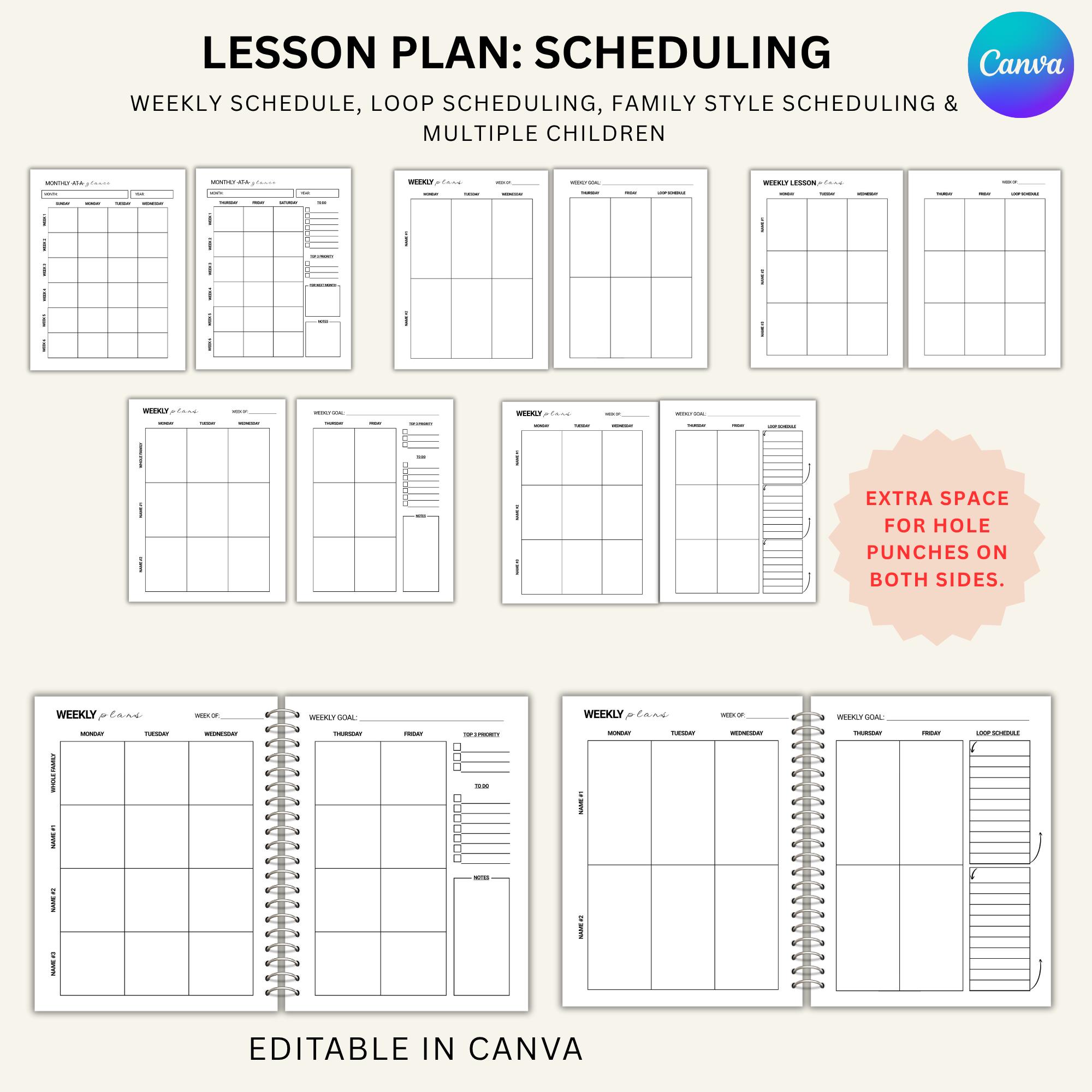 Homeschool Planner Printable: Student Planner Academic Planner ...