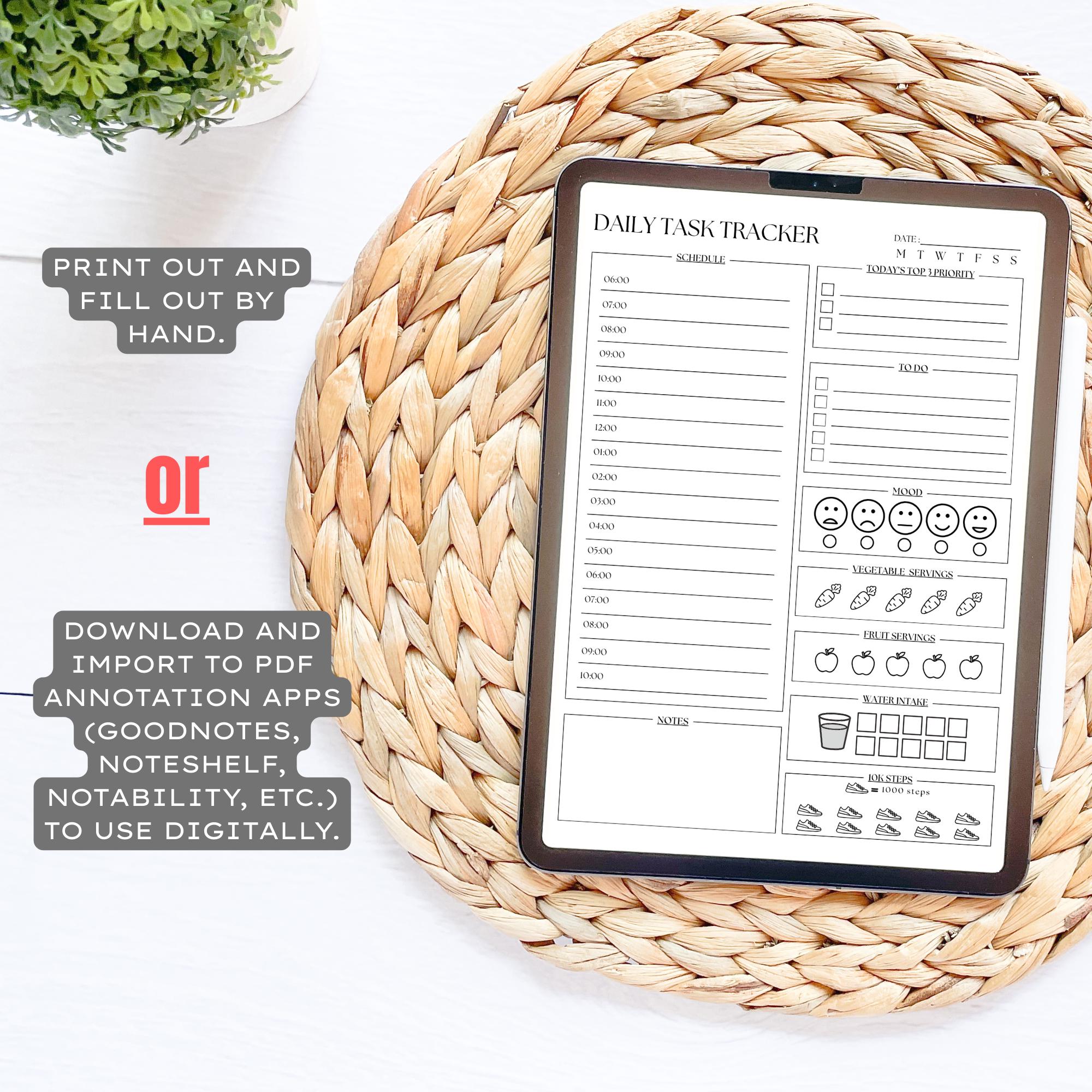 2025-2026 Academic Planner Printable: Student Assignment Tracker (PDF ...
