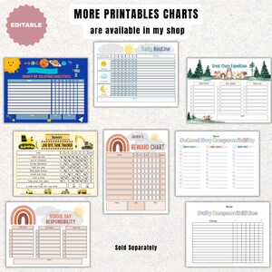 Editable Woodland Animal Reward Chart | Woodland Chore Chart | Woodland ...