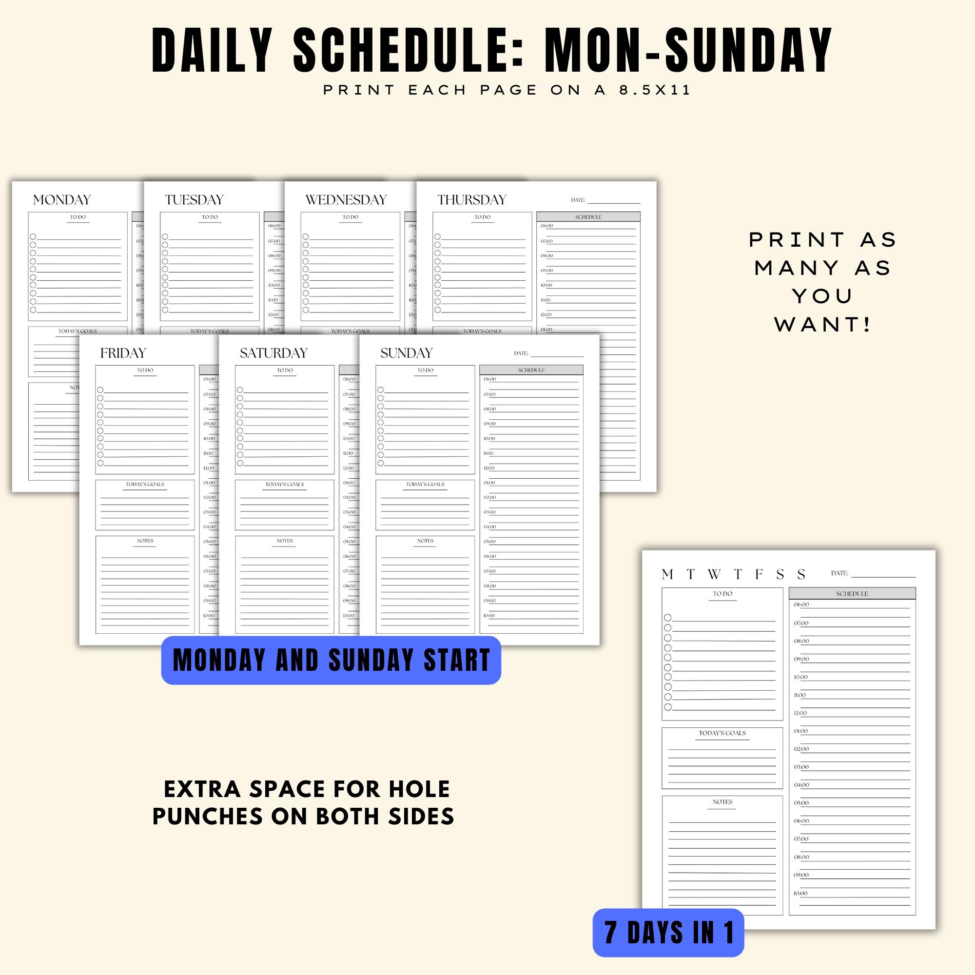 2025-2026 Academic Planner Printable: Student Assignment Tracker (PDF ...