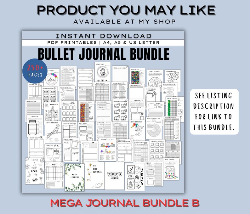 Music Playlist - PRINTABLE Journal Page, Planner Insert, Journal Page ...