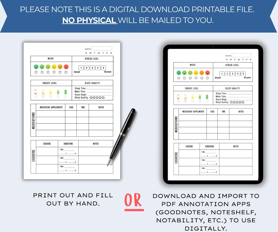 Editable Food Diary & Symptom Log Printable, Food Journal, Gut Health ...