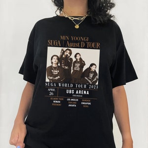 Suga Agust D Tour Shirt. Agust D World Tour Shirt. Customize - Etsy