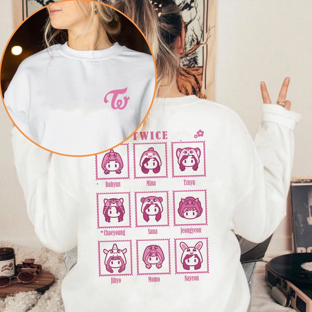 Twice Chibi Shirt. Cute Twice Member Shirt. Jihyo Nayeon - Etsy