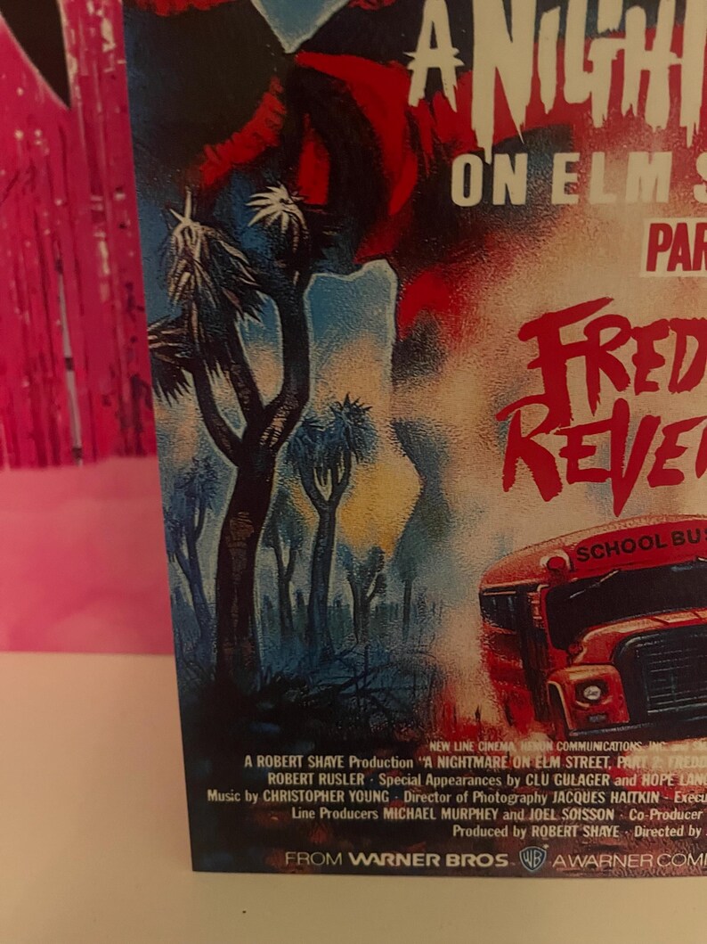 A Nightmare on Elm Street 2 VHS Standee Pop-up A4 Promo NEW! Robert ...