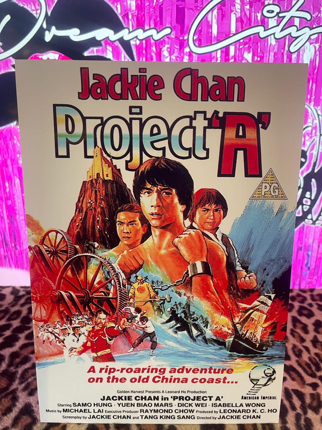 Jackie Chan ‘project A’ UK A4 Standee Photo Print VPD/IMPERIAL 1980’s ...