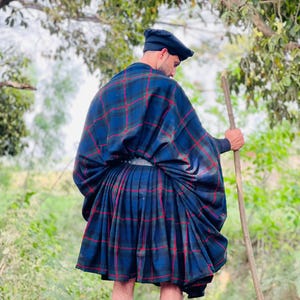 Scottish Highland Great Kilt Handmade Traditional Tartan Great Kilt for Men's Available in 50 ...