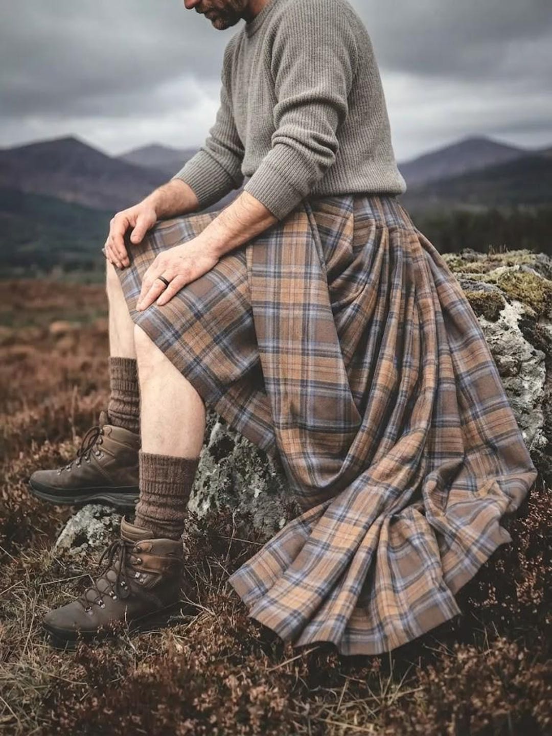 Outlander Scottish Tartan Kilt für Herren in über 50 Tartans erhältlich ...