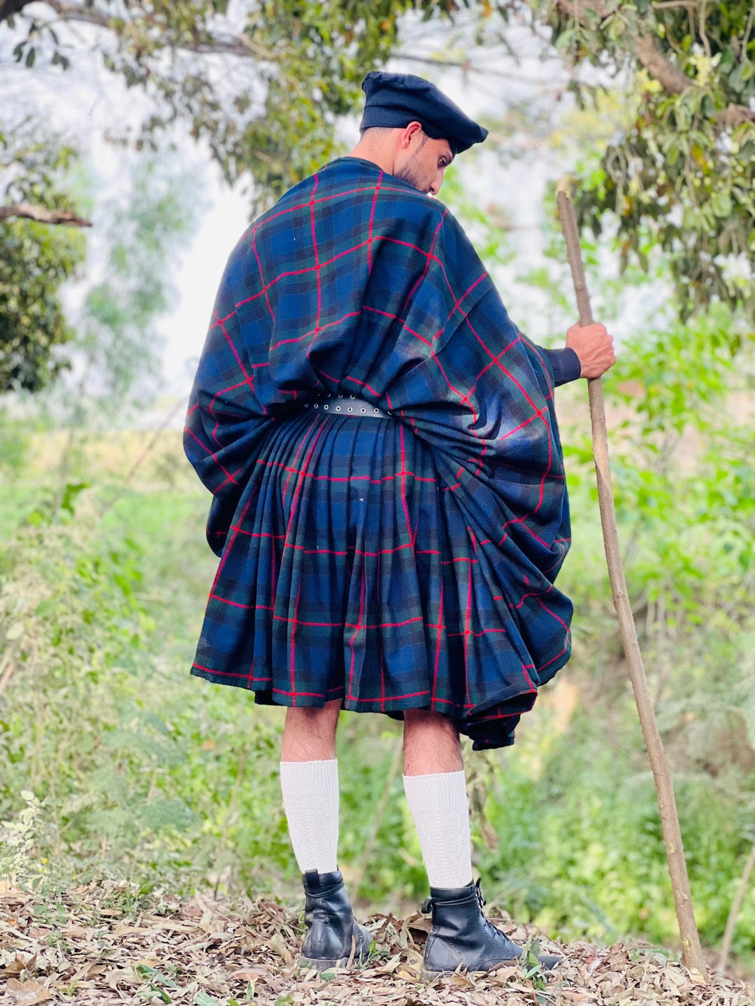 Scottish Highland Great Kilt Handmade Traditional Tartan Great Kilt for ...