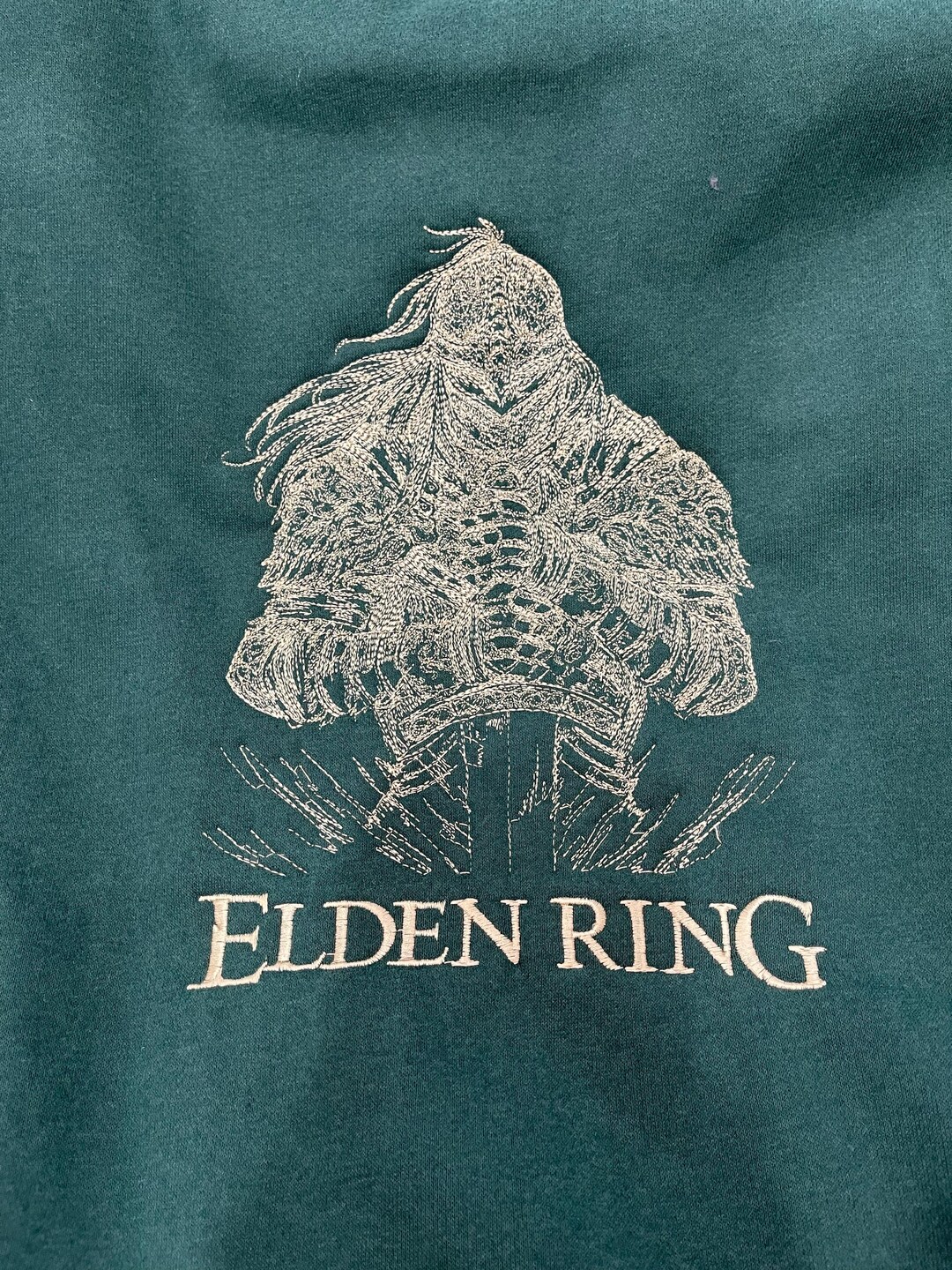 Elden Ring Embroidered Sweatshirt, Fantasy Knight Design, Gamer Gift ...