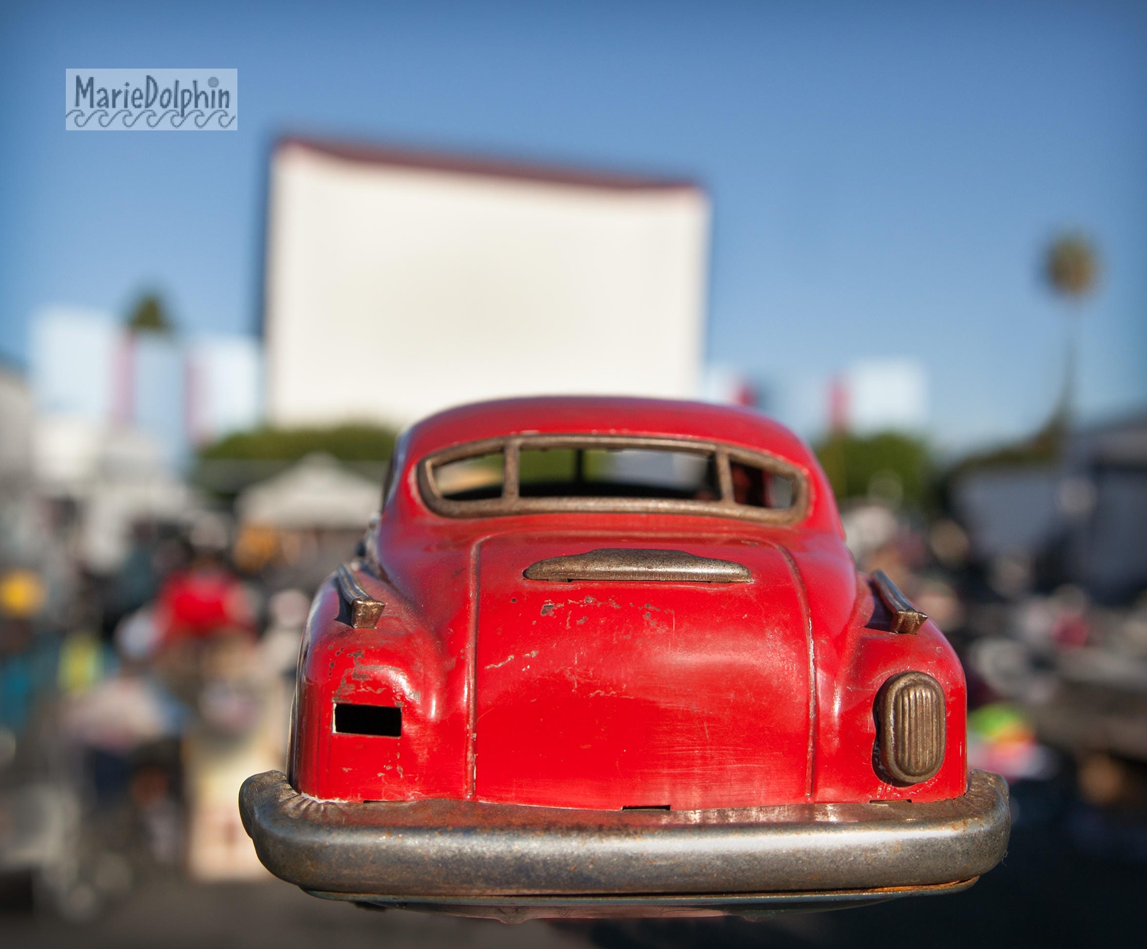 Southern California Drive in Theater W Old Vintage Toy CAR Now - Etsy