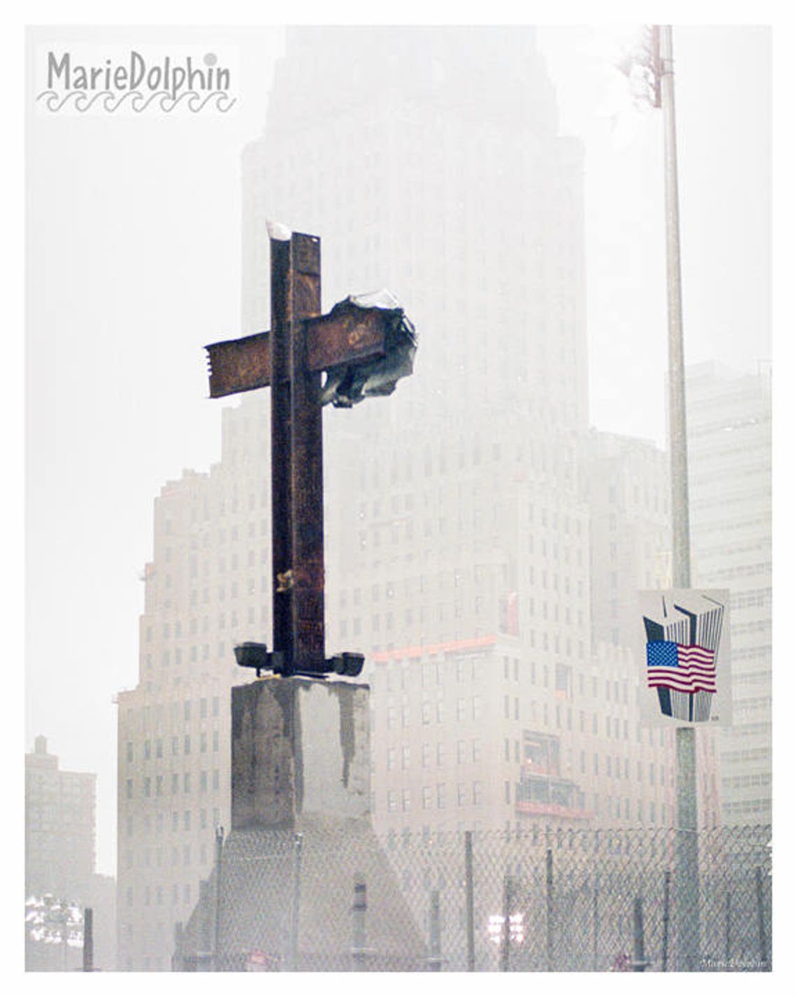 911 World Trade Center Ground Zero Steel Beam September 11 2001 CROSS ...