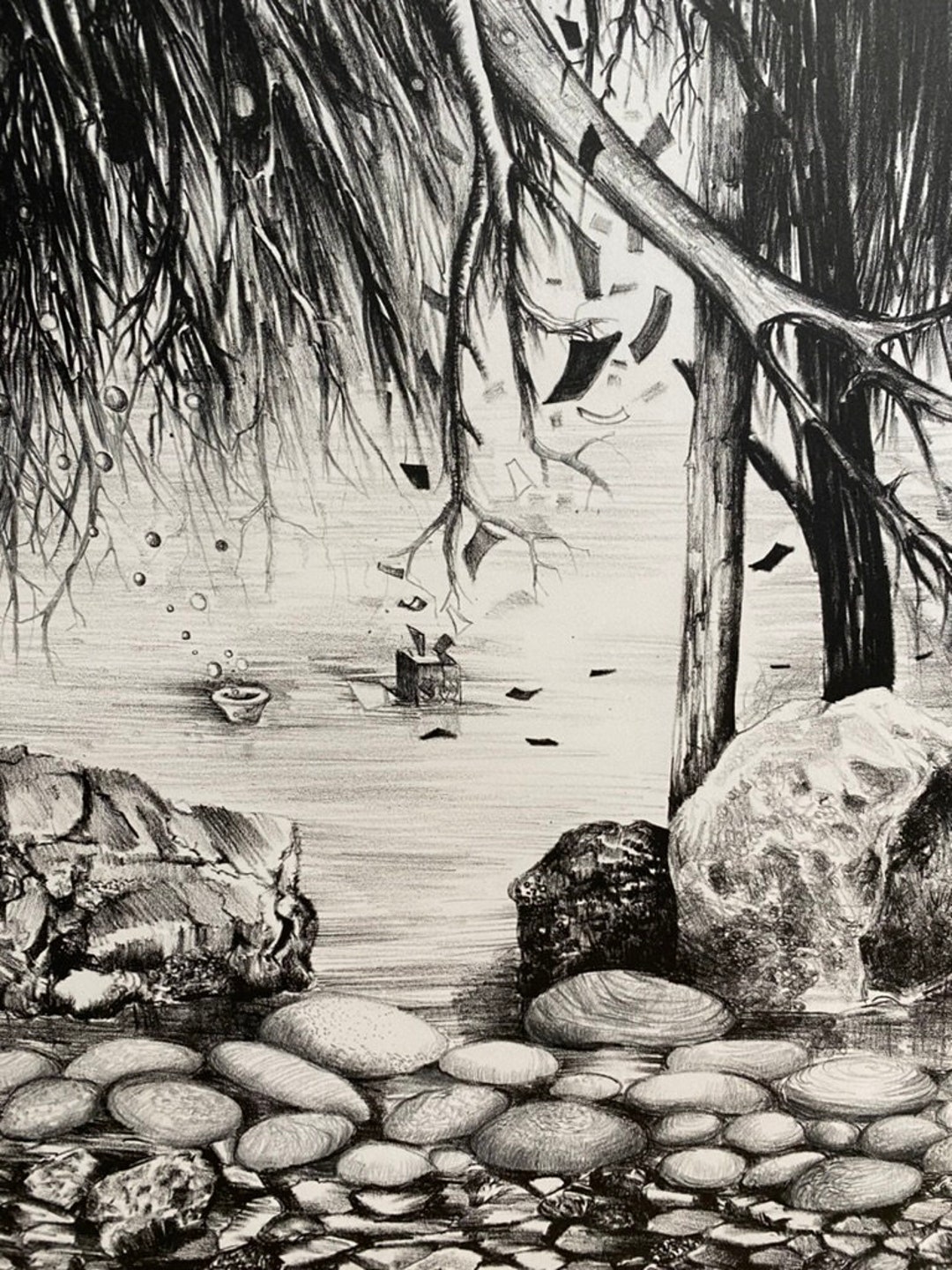 Imaginary NATURE ART- Trees and Energy of Nature, Water, Stones and ...