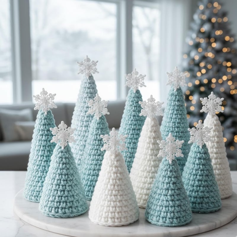 Table Christmas Tree Blue - Etsy UK