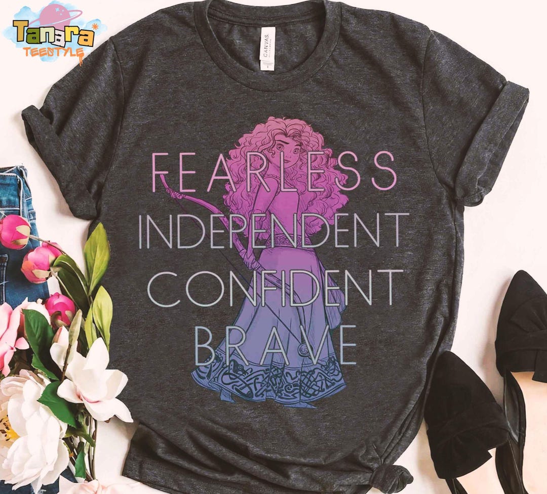 Retro 90s Disney Brave Merida Shirt, Confident Princess Design, Perfect ...