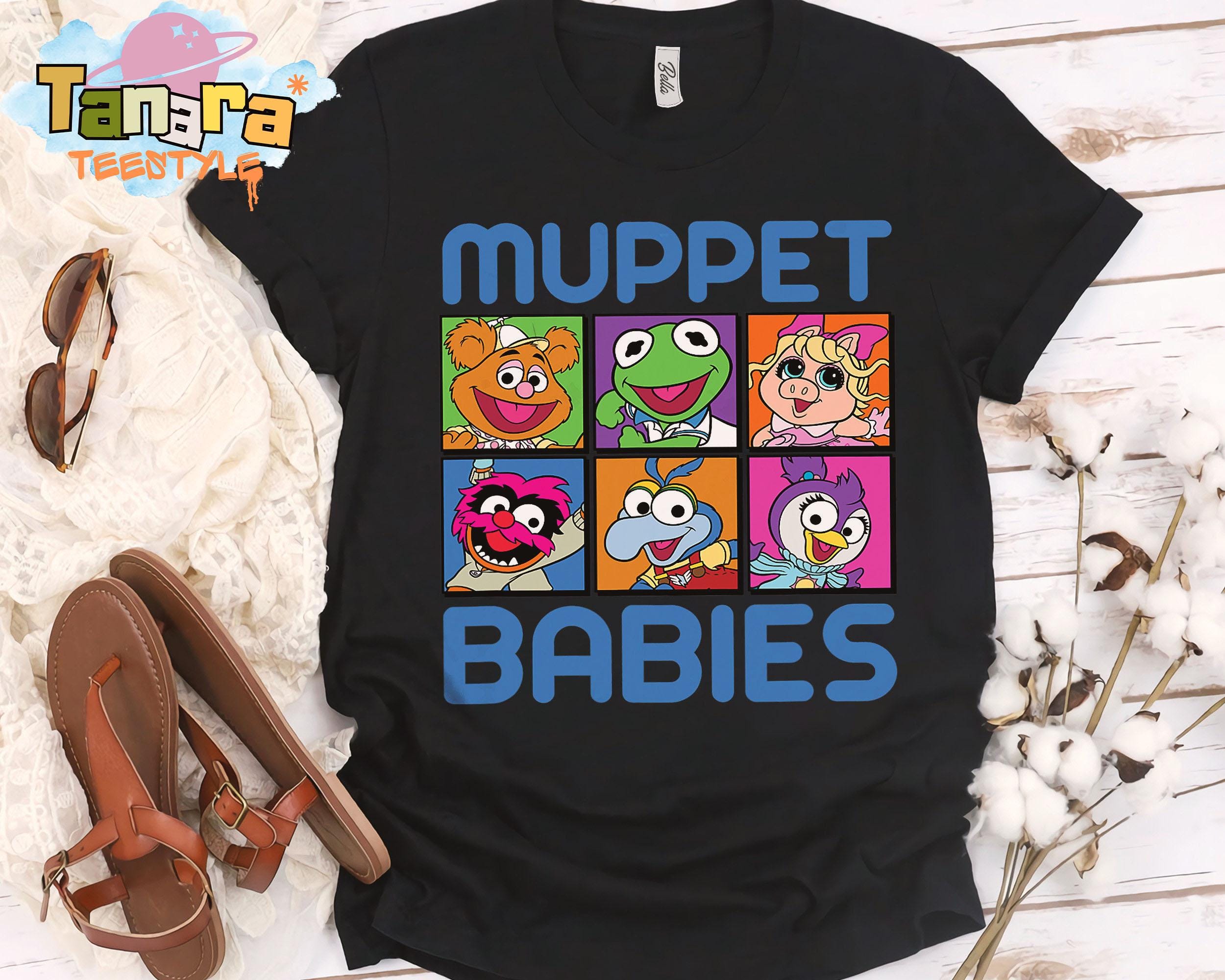 Disney Muppet Babies Tee, Kermit the Frog Gonzo Miss Piggy Shirt ...