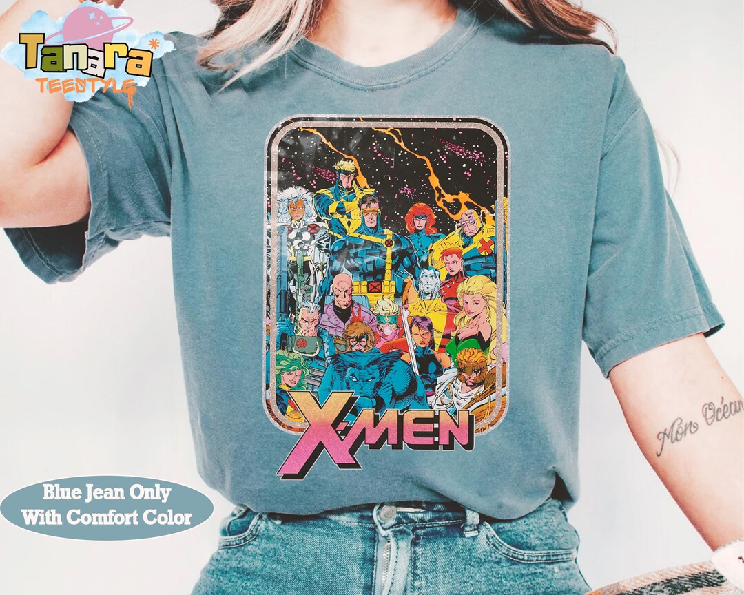 X-men Classic Comic Tee, Marvel Group Shot Design, Perfect for MCU Fans ...
