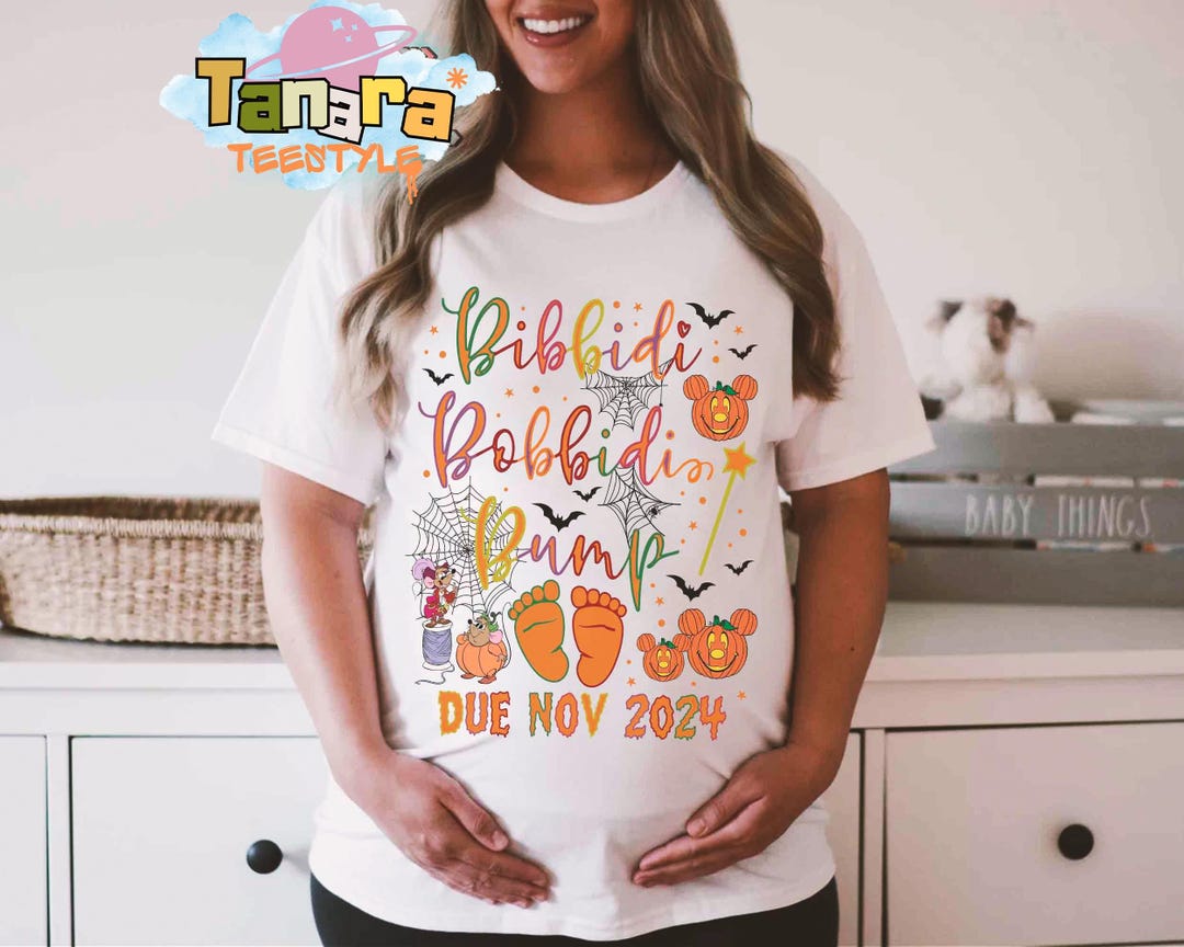 Retro 90s Disney Cinderella Maternity Halloween T-shirt, Personalized ...
