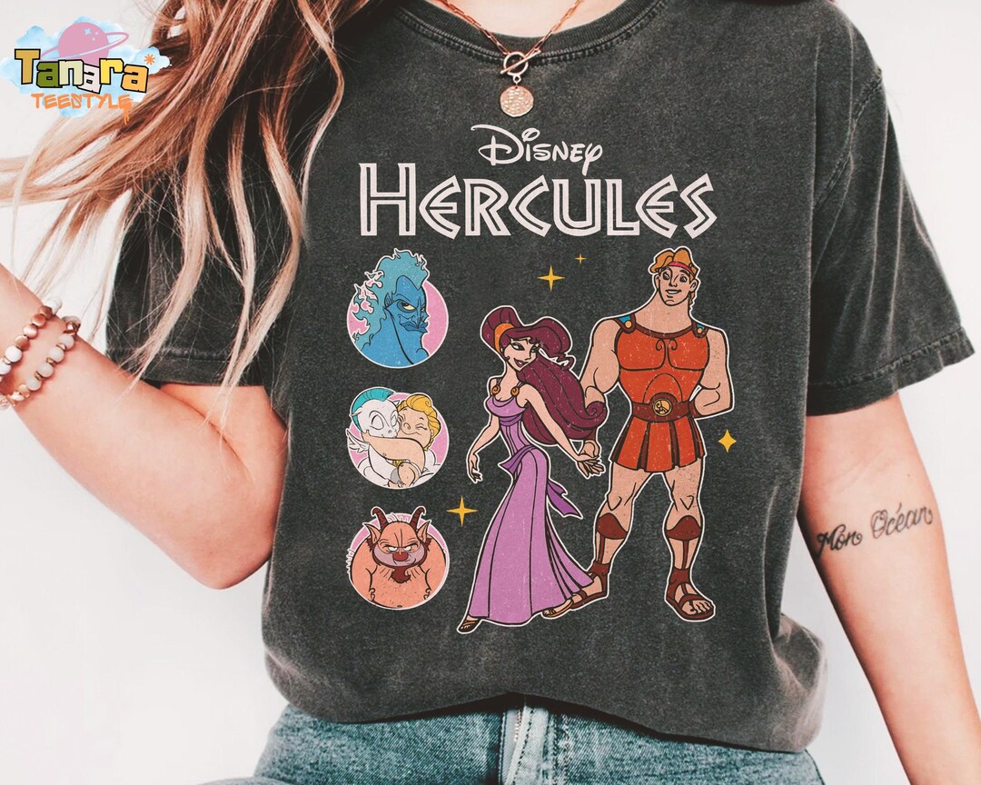 Retro 90s Disney Hercules Megara Phil Hades Tee,crop Top, Vintage ...