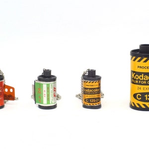 Vintage Miniature 35mm Film Roll Pendant, Choice of Kodacolor II, Fuji ...