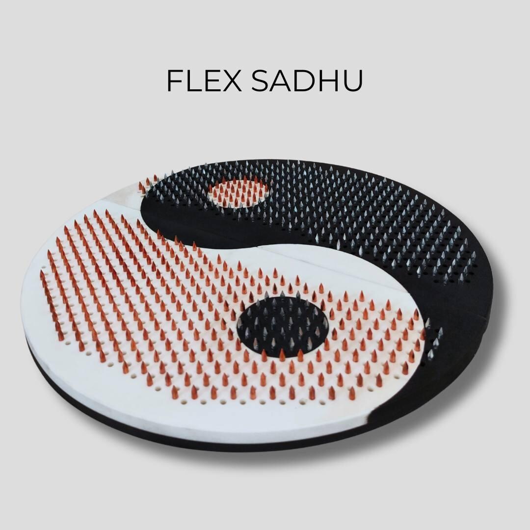 Sadhu Board Yin Yang Nail Standing Acupressure Massage. Yoga Practice ...