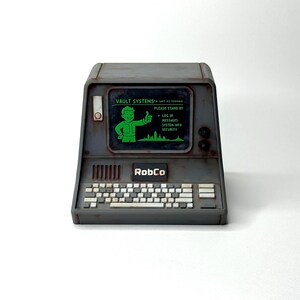 Fallout Inspired Retro Terminal Miniature – Fan-made Desk PC Model (9.5 ...