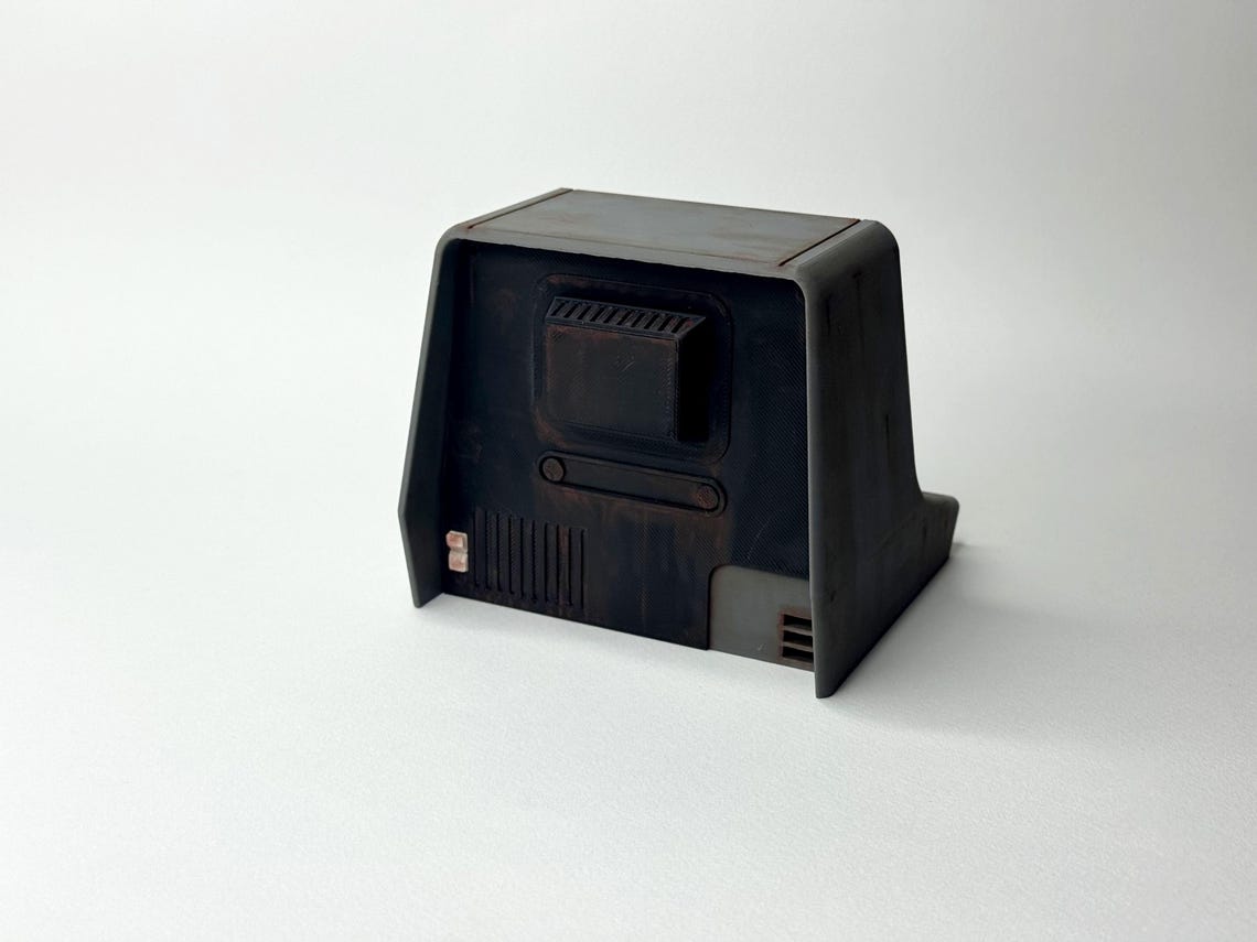 Fallout Inspired Retro Terminal Miniature – Fan-made Desk PC Model (9.5 ...