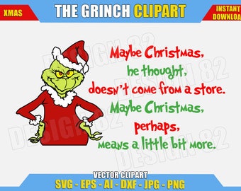 The grinch quote | Etsy