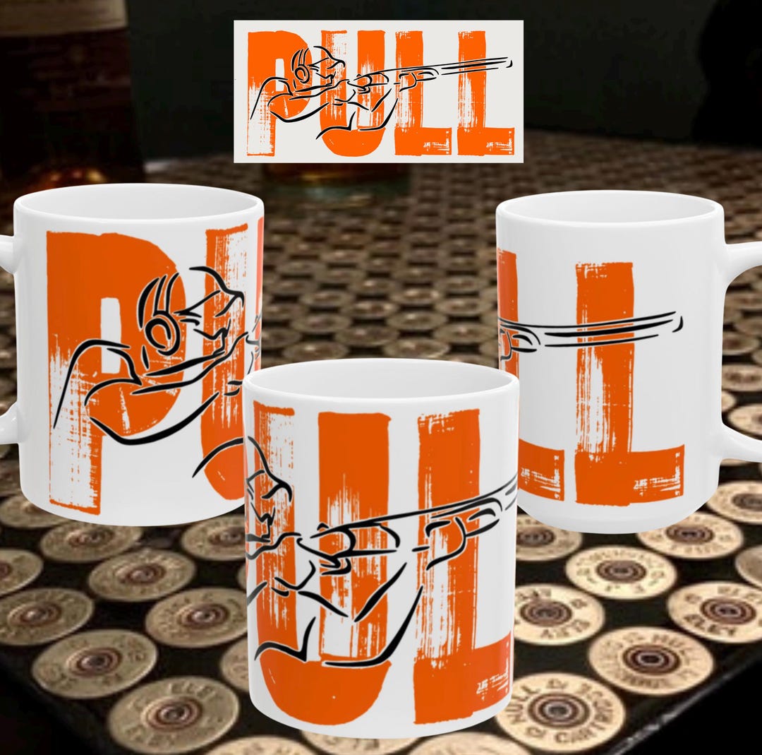 PULL Clay Skeet Shooters Will Love This Gift for Coffee Lovers, Art ...