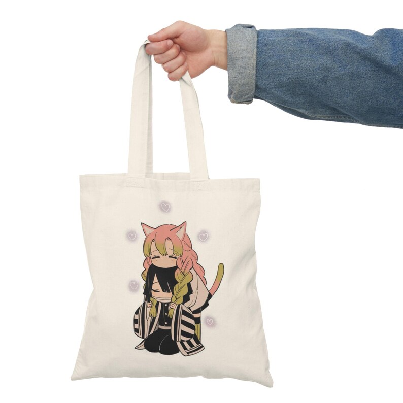Anime Tote Bag - Demon Slayer Mitsuri and Obanai - Etsy