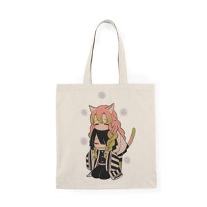 Anime Tote Bag - Demon Slayer Mitsuri and Obanai - Etsy